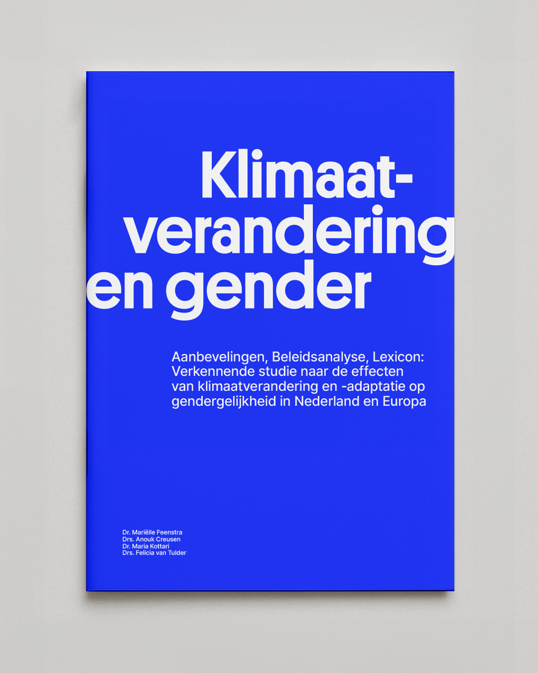 The effects of climate change and adaptation on gender equality in the ...