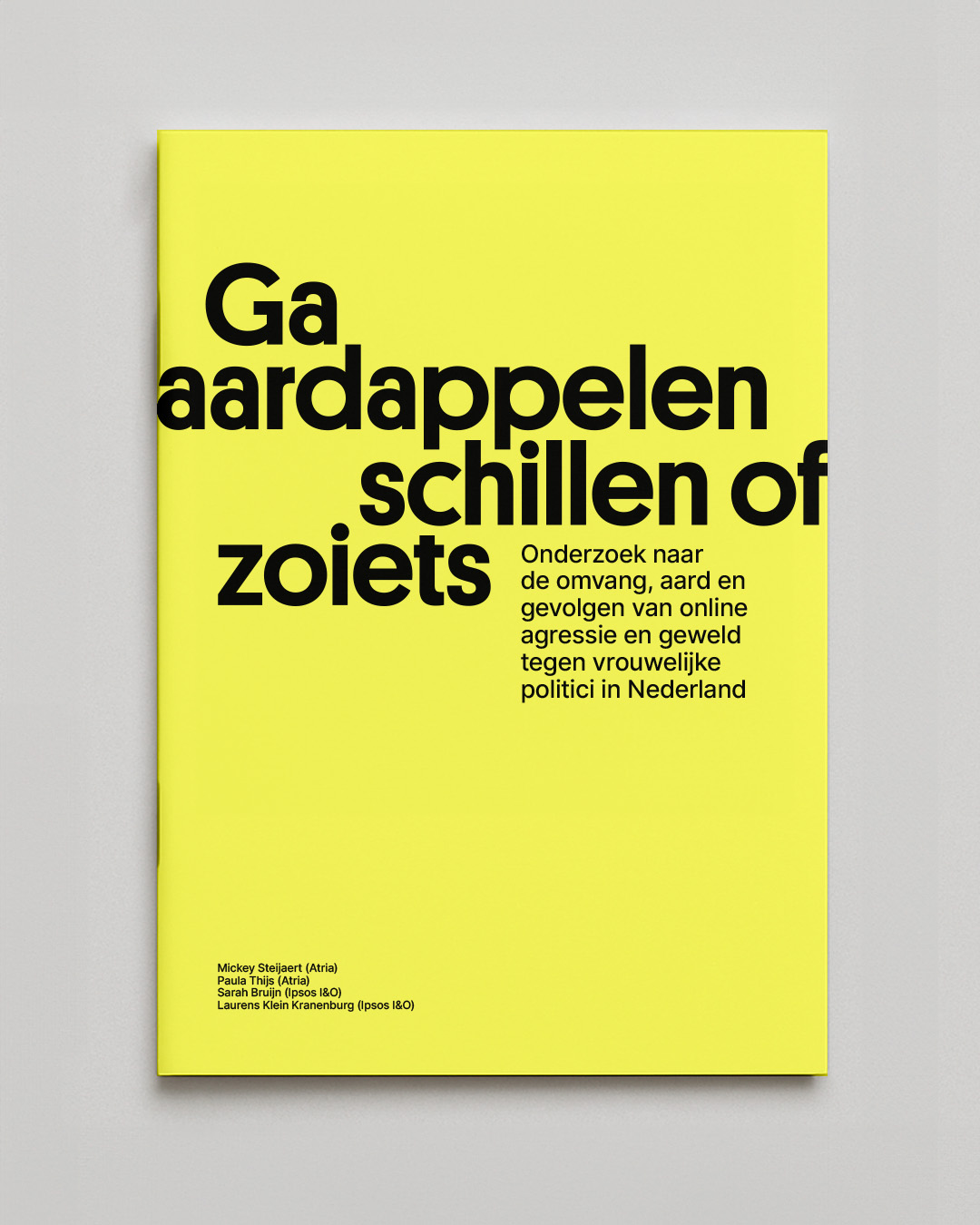 Onderzoek naar online agressie en geweld tegen vrouwelijke politici – atria